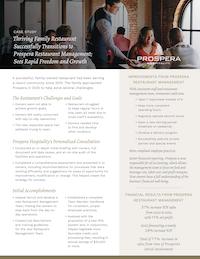 Restaurant Management Company | Prospera Hospitality